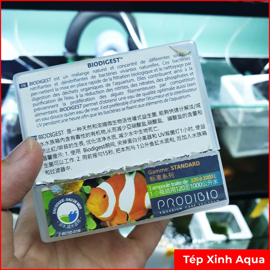 Vi sinh sống Bio Digest cho bể thủy sinh - Tép xinh Aqua